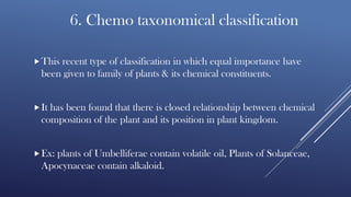 Various systems of classification of crude drugs | PDF