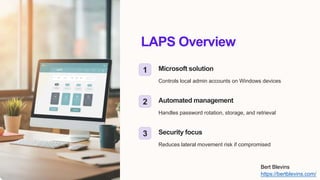 LAPS vs PAM Privileged Access Solutions - Executive Summary | PPTX