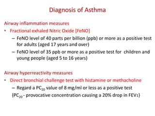 Bronchial Asthma and its clinical presentations | PPT