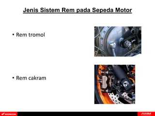 Materi Perawatan dan Perbaikan Rem Hidrolik/Cakram Sepeda Motor | PPTX