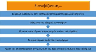 ΔΙΑΔΙΚΤΥΑΚΟΣ ΕΘΙΣΜΟΣ ΚΑΙ ΕΦΗΒΟΙ- αιτιες και συμπτωματα.pptx