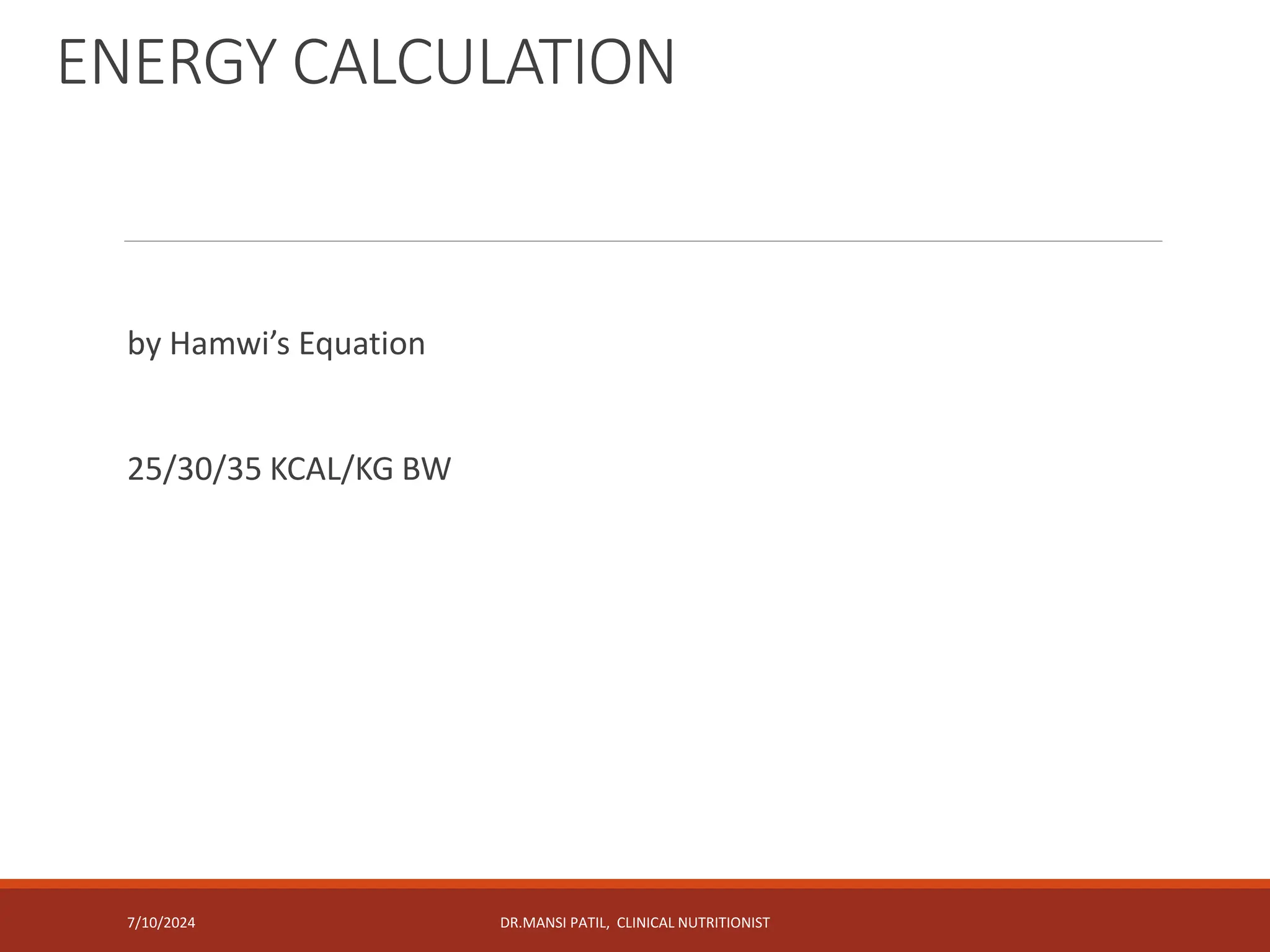 Menu Planning in clinical nutrition with exchange list | PPTX