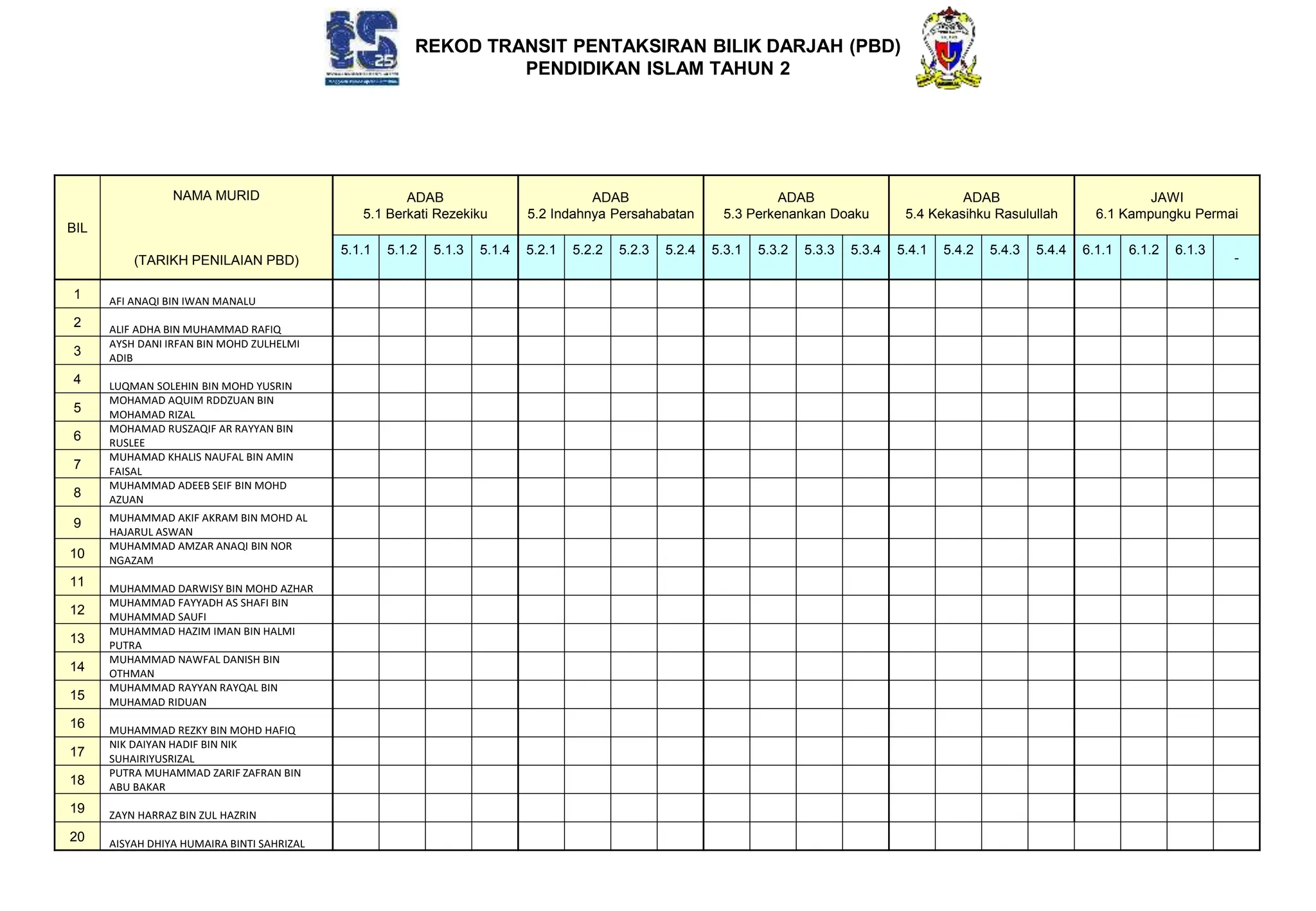 2.REKOD TRANSIT PBD PEND ISLAM TAHUN 2.pptx