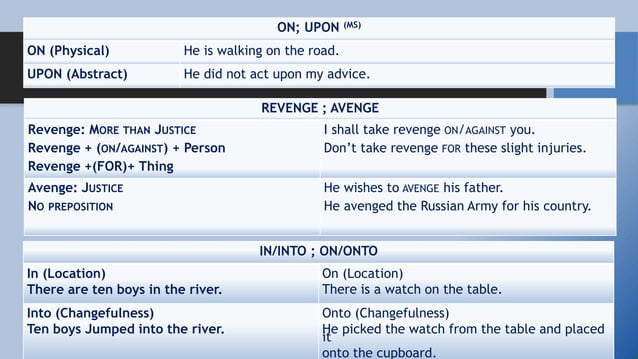 2. Prepositions English Grammar basic learning | PPTX