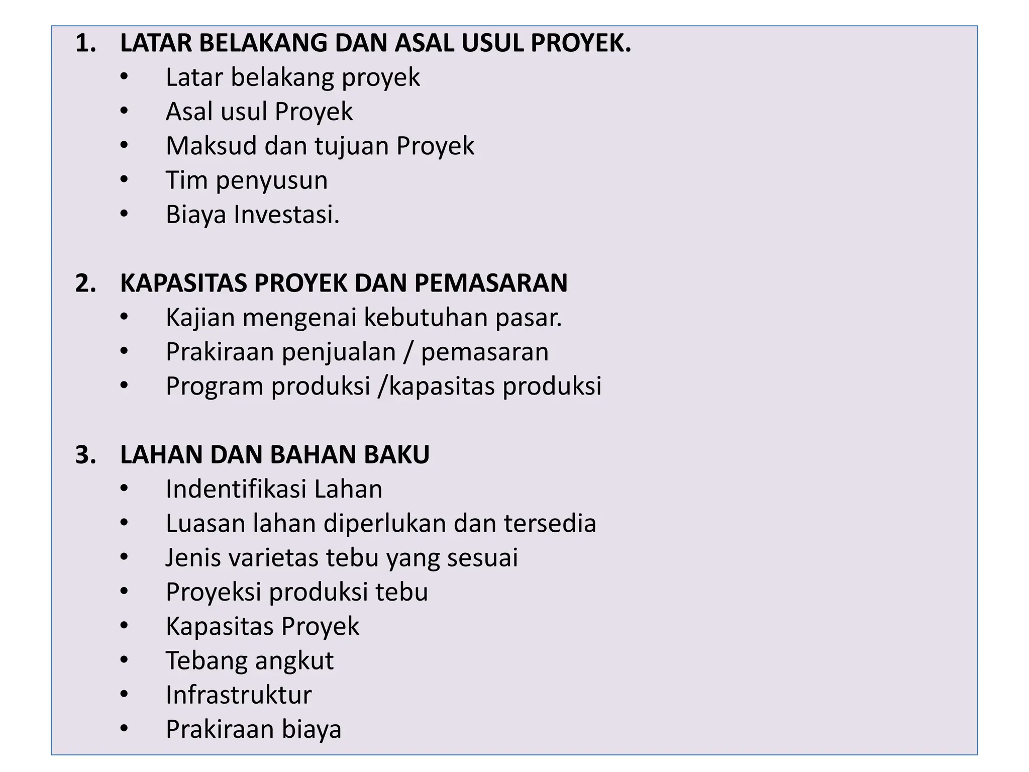 teknik manajemen proyekpada pabrik gulaa | PPTX
