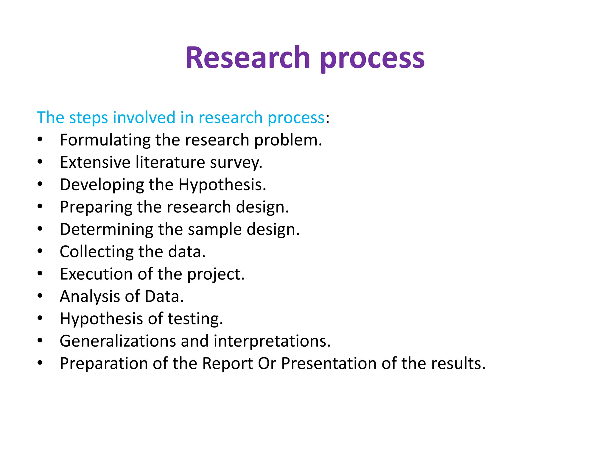 2.Process of Research Process of ResearchProcess of ResearchProcess of ...