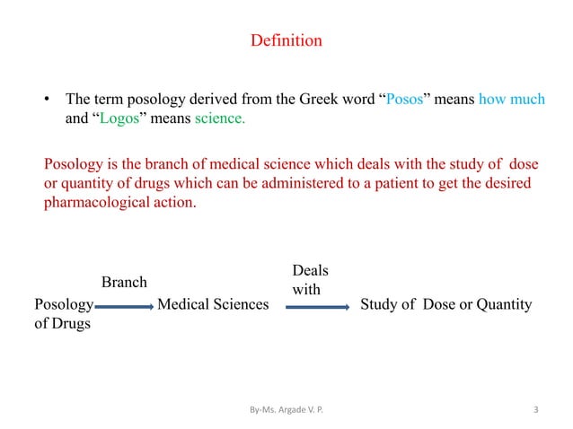 2. Posology - Copy.pptx -Pharmaceutics II | PPT