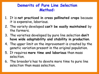 Breeding Methods Of Seed Crops Ploointating Pdf