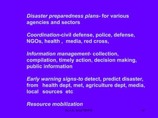 A Power Point Presentation about Disaster Management. | PPT