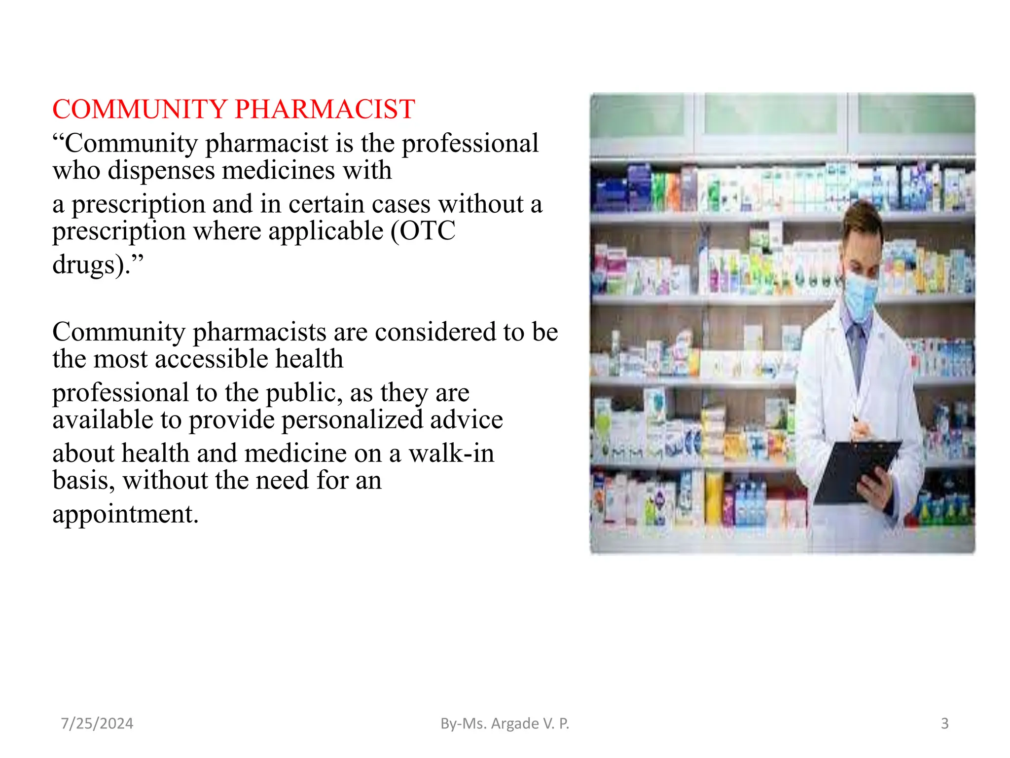 2.Professional responsibilities of community pharmacists.pptx
