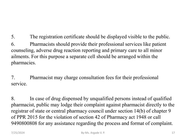 2.Professional responsibilities of community pharmacists.pptx