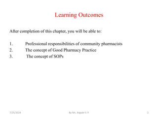 2.Professional responsibilities of community pharmacists.pptx