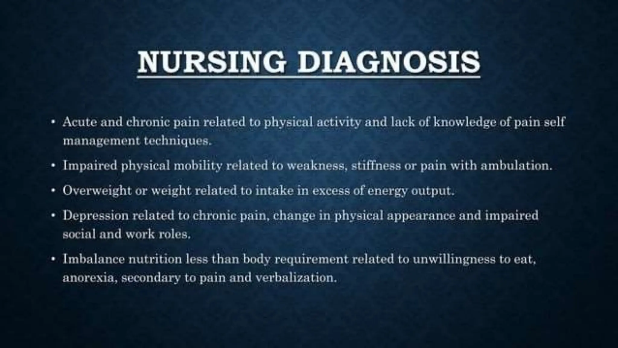 Diseases of bones and joint(Pathophysiology of Osteoarthritis) | PPTX