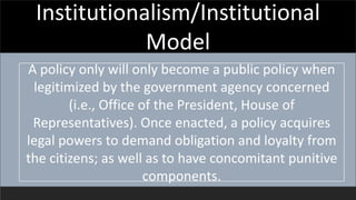 Public Policy Theories power point. define theory | PPTX