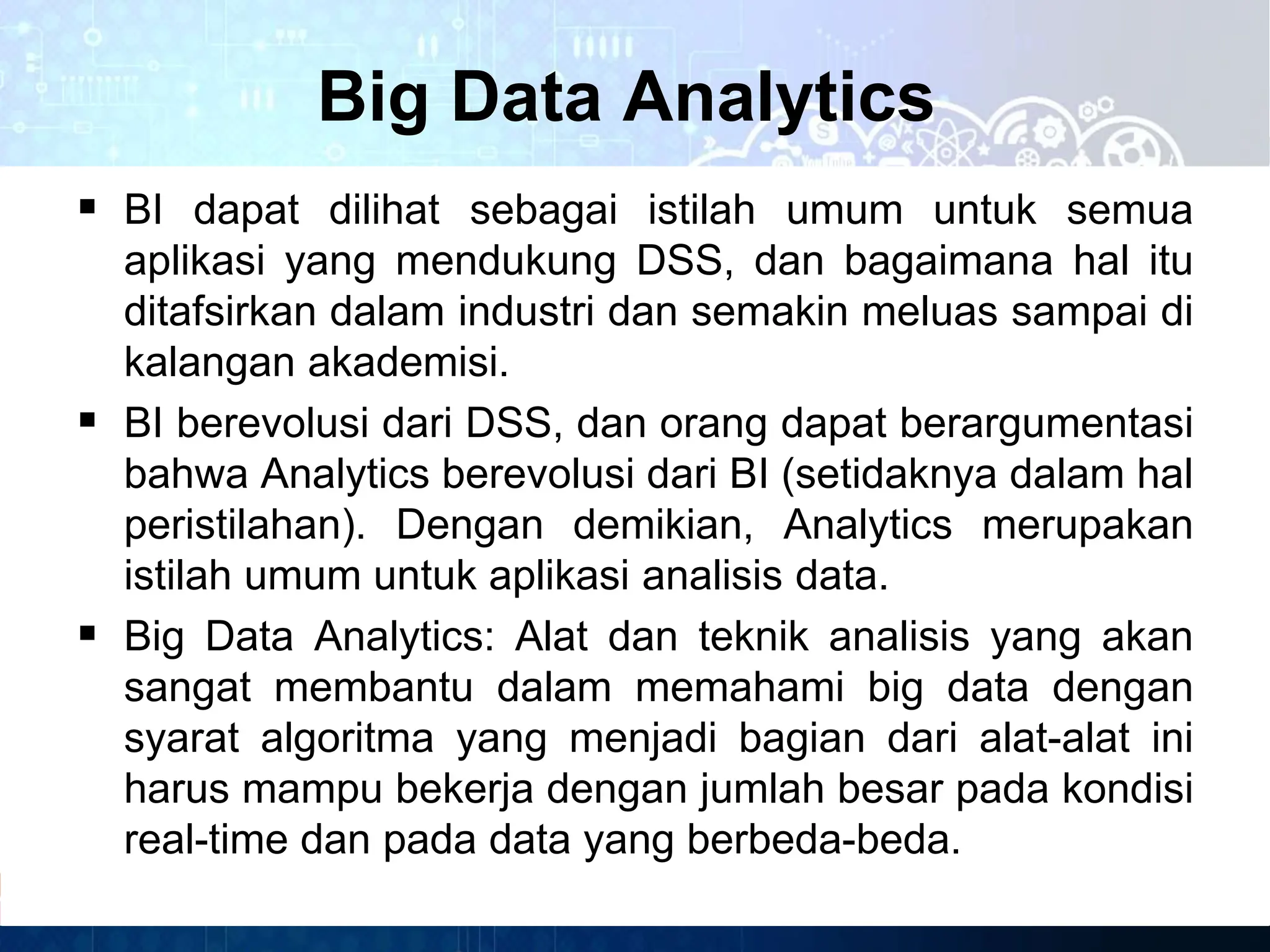 Pengantar Big Data: Konsep dan Implementasi | PPT
