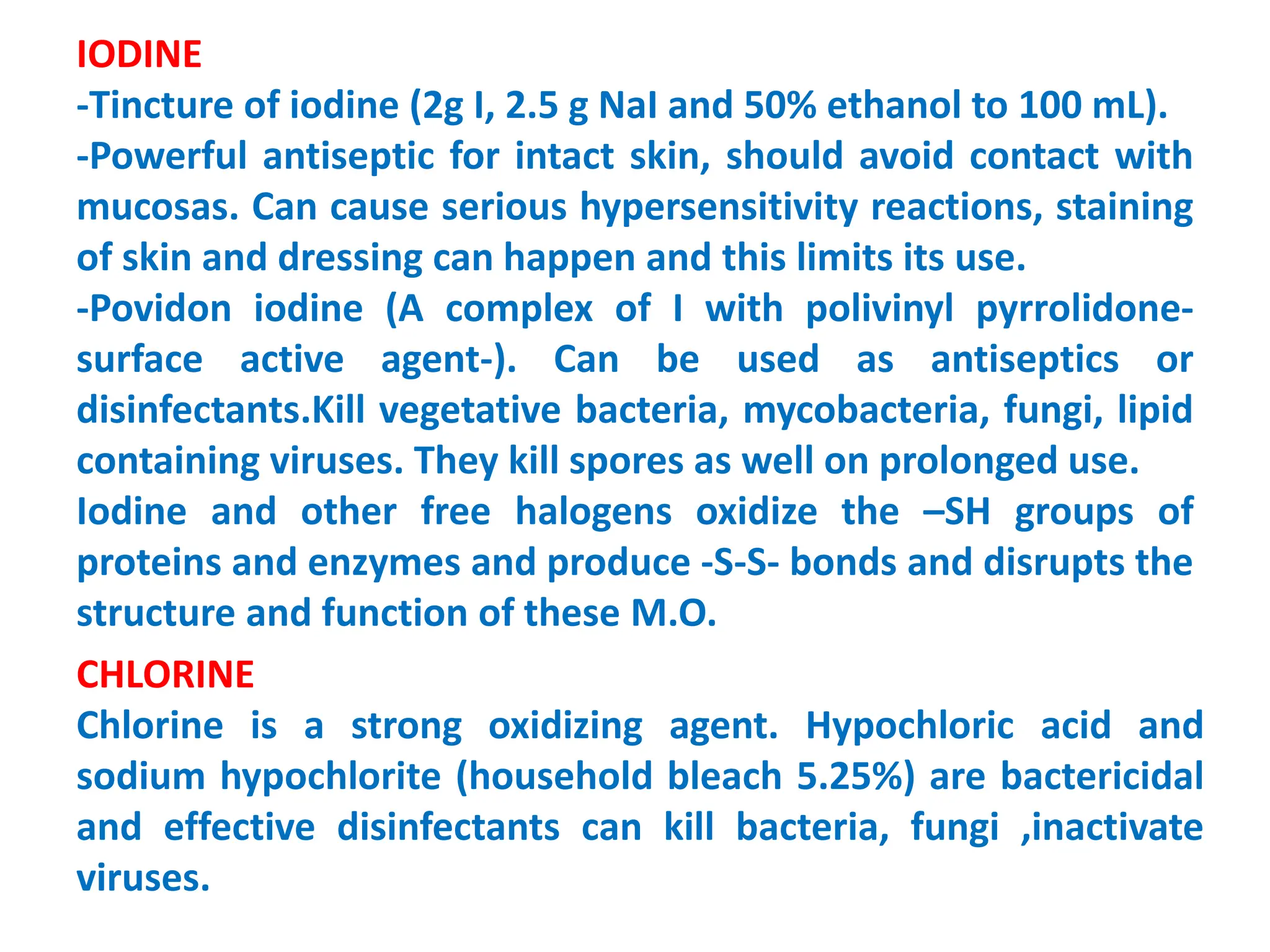 Antiseptic and Disinfectant-Introduction, Classification | PPTX | Skin ...