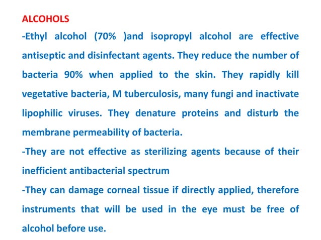 Antiseptic and Disinfectant-Introduction, Classification | PPT
