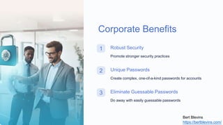 Essential Password Management for Business Security | PPTX