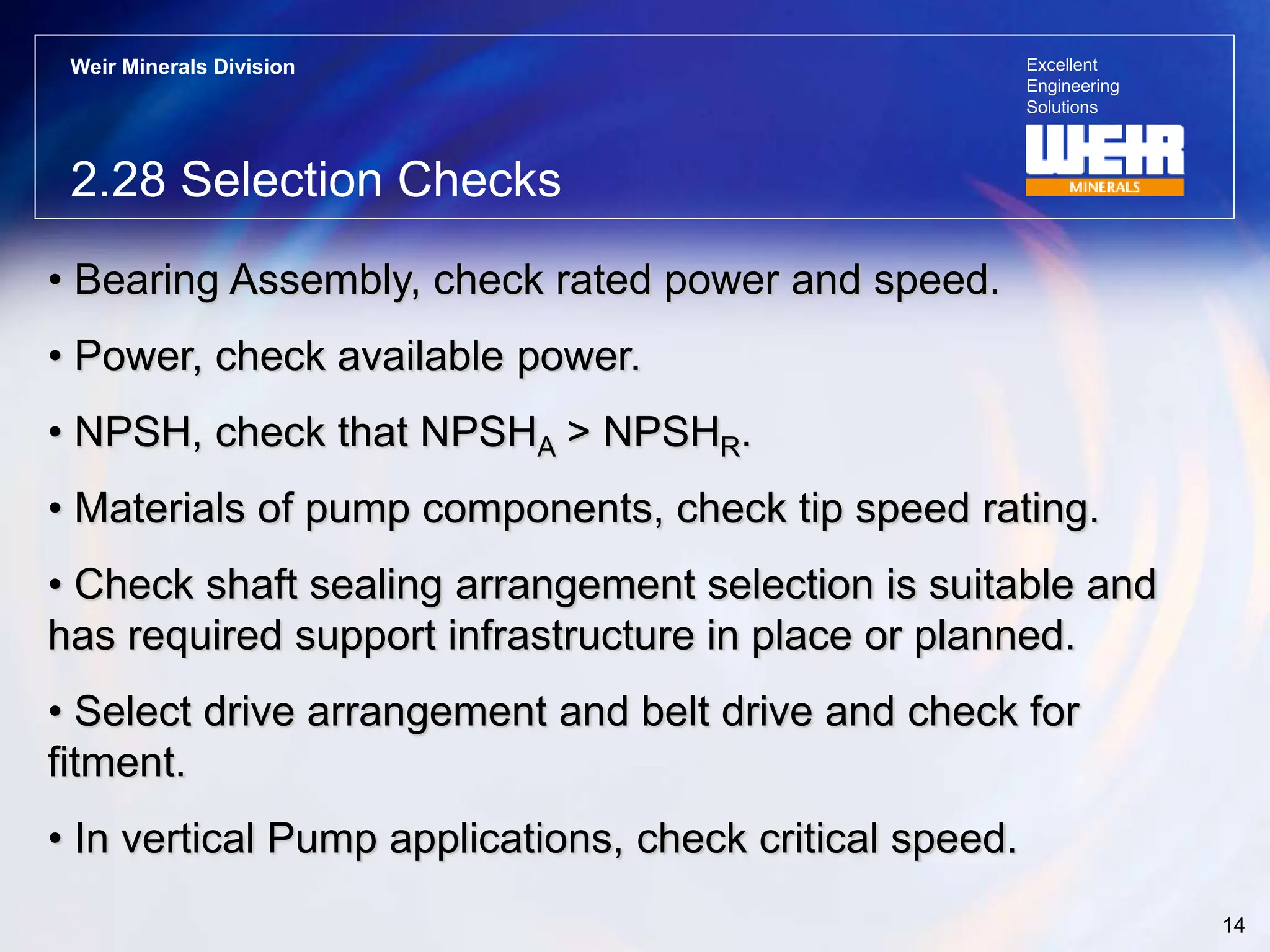 Pump Selection centrifugal pump for miscellaneous application | PPT