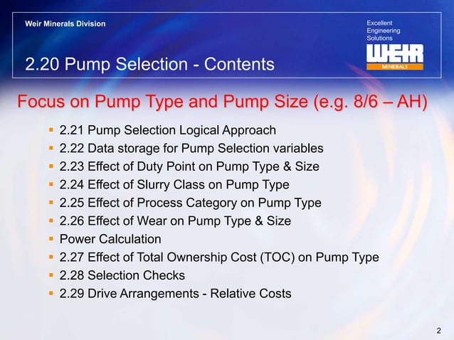 Pump Selection centrifugal pump for miscellaneous application | PPT ...