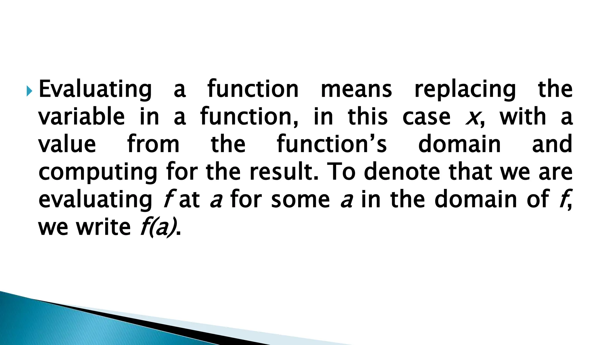 2. Activity 1 Evaluate a Function and pptx | PPT
