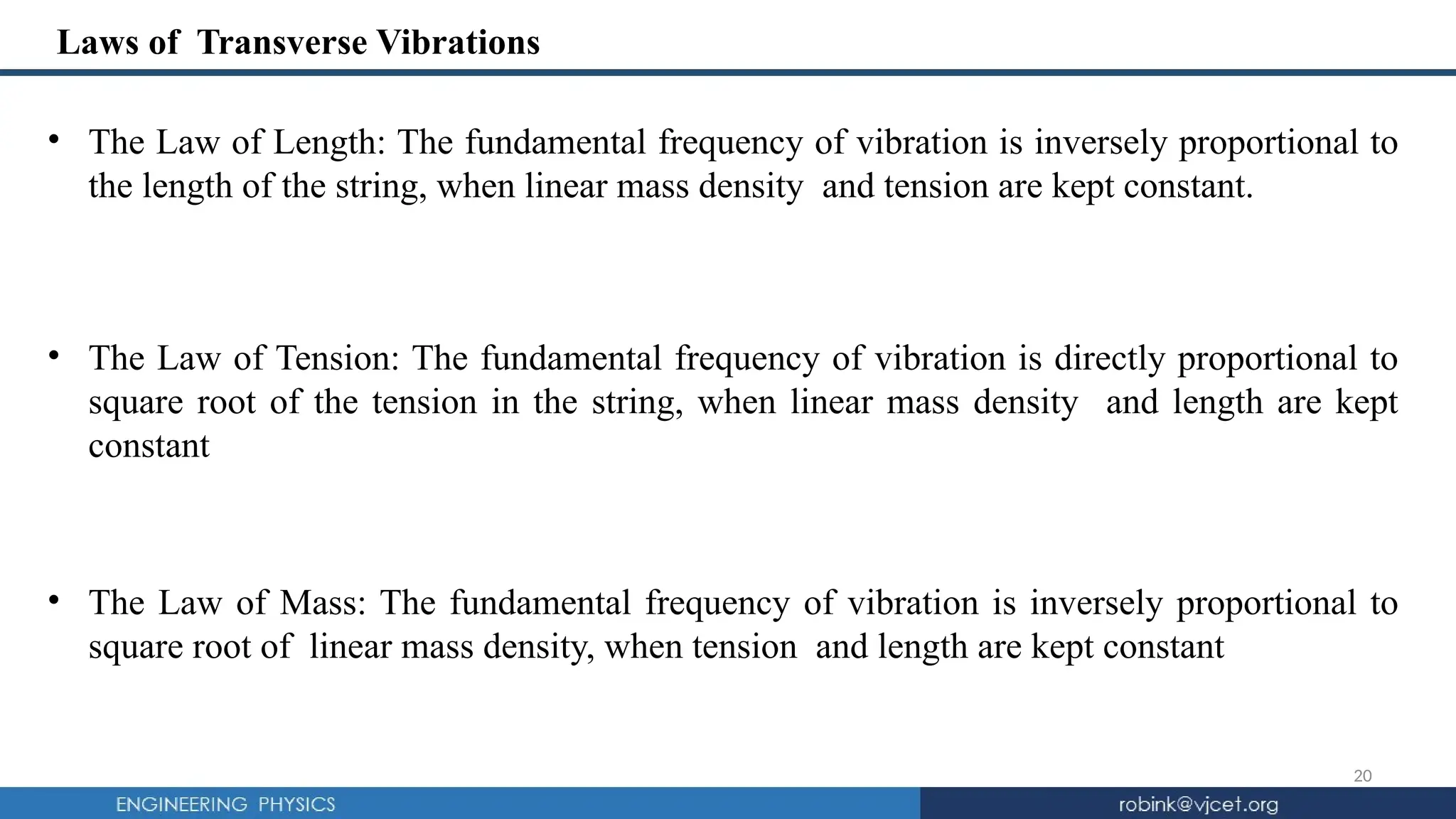 Waves engineering physics module one .ppsx