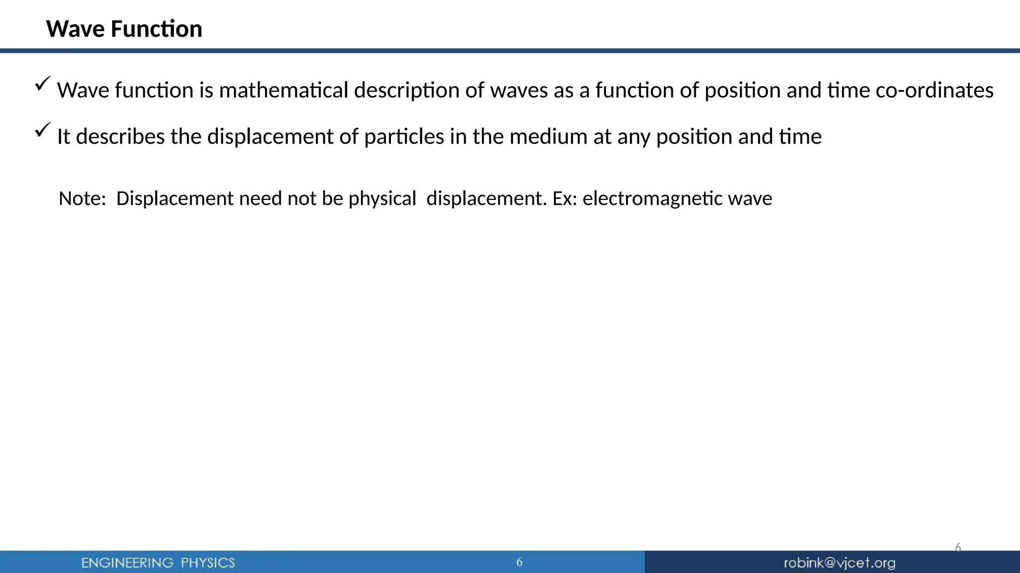 Waves engineering physics module one .ppsx