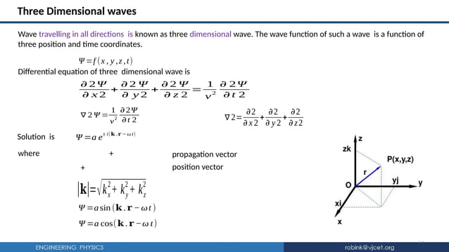 Waves engineering physics module one .ppsx