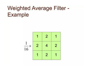 2.SPATIAL FILTERS TYPES AND ITS APPLICATIONS | PPT