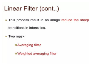 2.SPATIAL FILTERS TYPES AND ITS APPLICATIONS | PPT