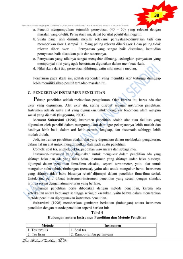 CONTOH BAB 3 METODOLOGI PENELITIAN QUARTO | PDF