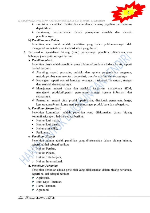 CONTOH BAB 3 METODOLOGI PENELITIAN QUARTO | PDF