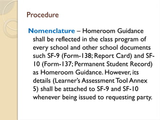 2.-HOMEROOM-GUIDANCE-PROGRAM SY 2023 2024 | PPTX