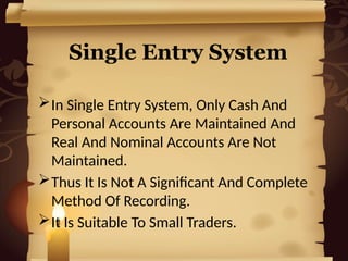 Meaning and fundamentals of double entry book-keeping.pptx