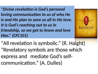 Roman Catholic : The Revelation of God.pptx