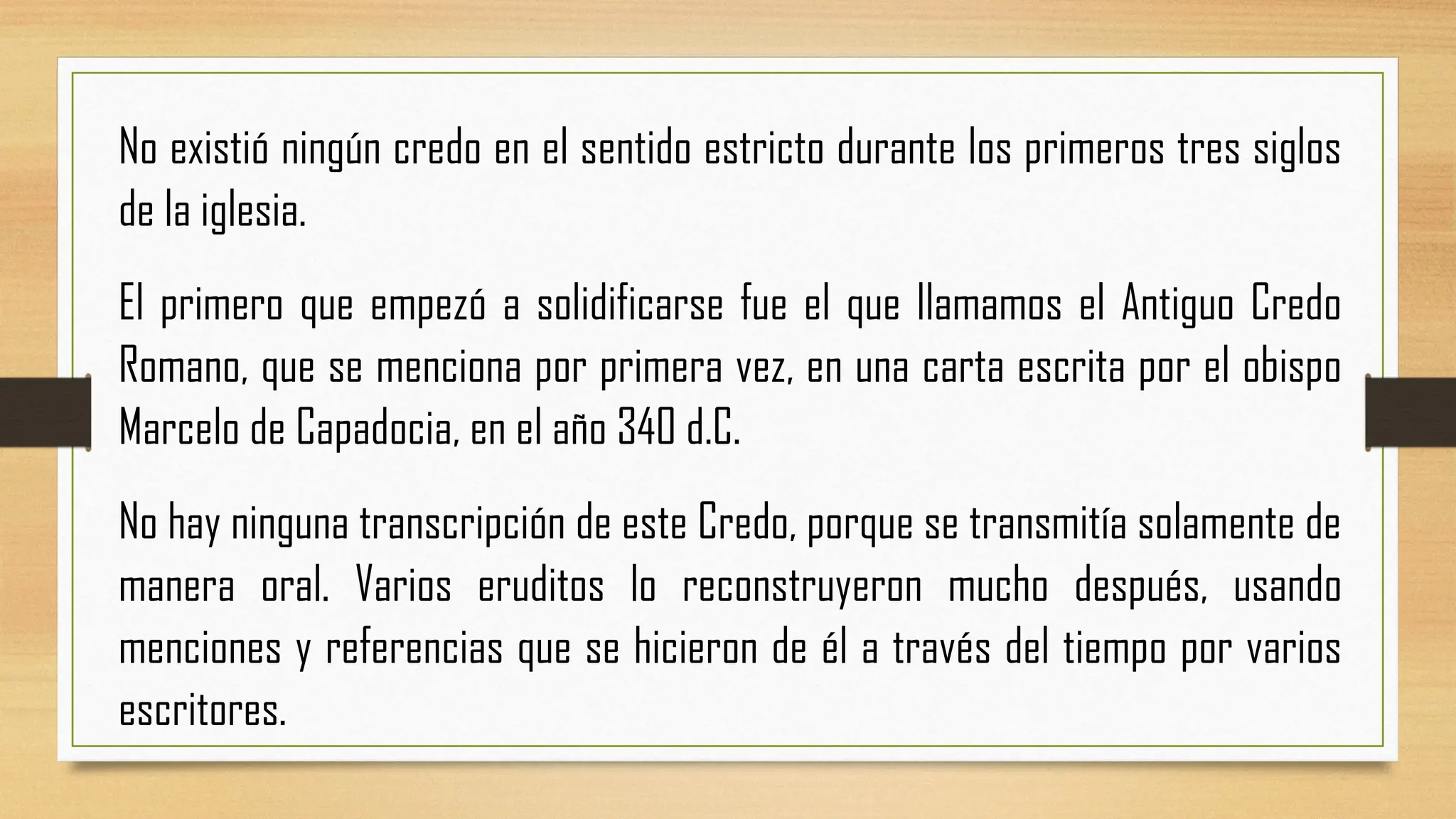 2.- EL CREDO DE LOS APÓSTOLES-DOCTRINA BASICA | PPTX