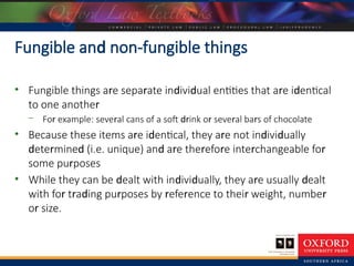2. Property and Things - Definitions - Chapter 2 - Notes.pptx