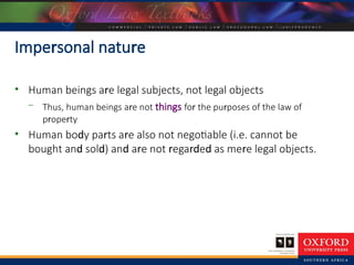 2. Property and Things - Definitions - Chapter 2 - Notes.pptx