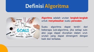 Dasar-Dasar Pemrograman - 2 Pengantar Algoritma | PPT