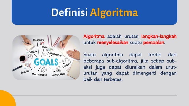 Dasar Dasar Pemrograman 2 Pengantar Algoritma Ppt