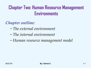 2. Chapter two introduction to Human resource | PPT