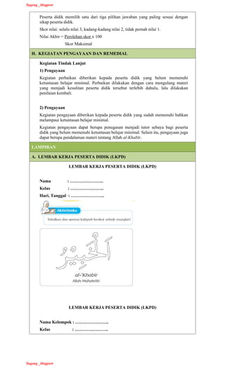 2. Modul Ajar PAI Kelas 2 - BAB 2.kurikulum merdeka | DOCX