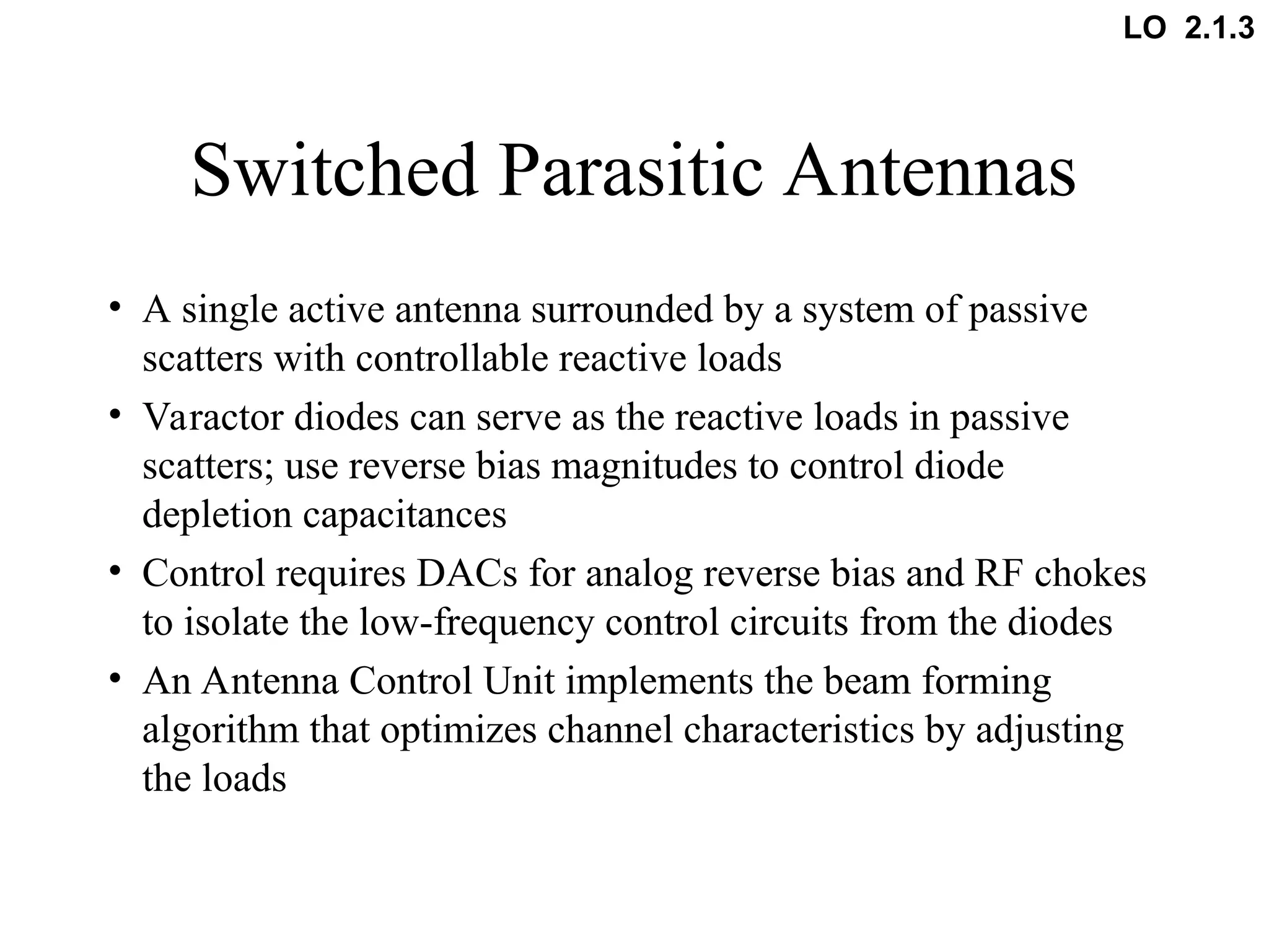 Beamforming antennas and system design.ppt