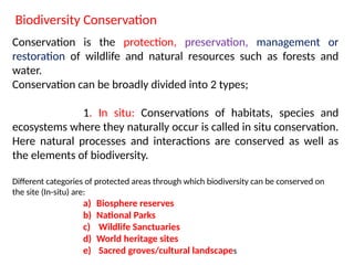 Biodiversity and its importance in environment | PPT