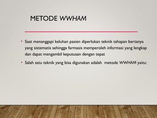 Pharmaceutical care pada swamedikasi pasien | PPT