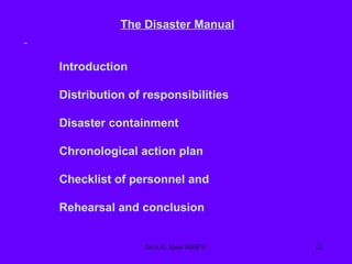 Disaster management,mitigation and preparedness | PPT | First Aid ...
