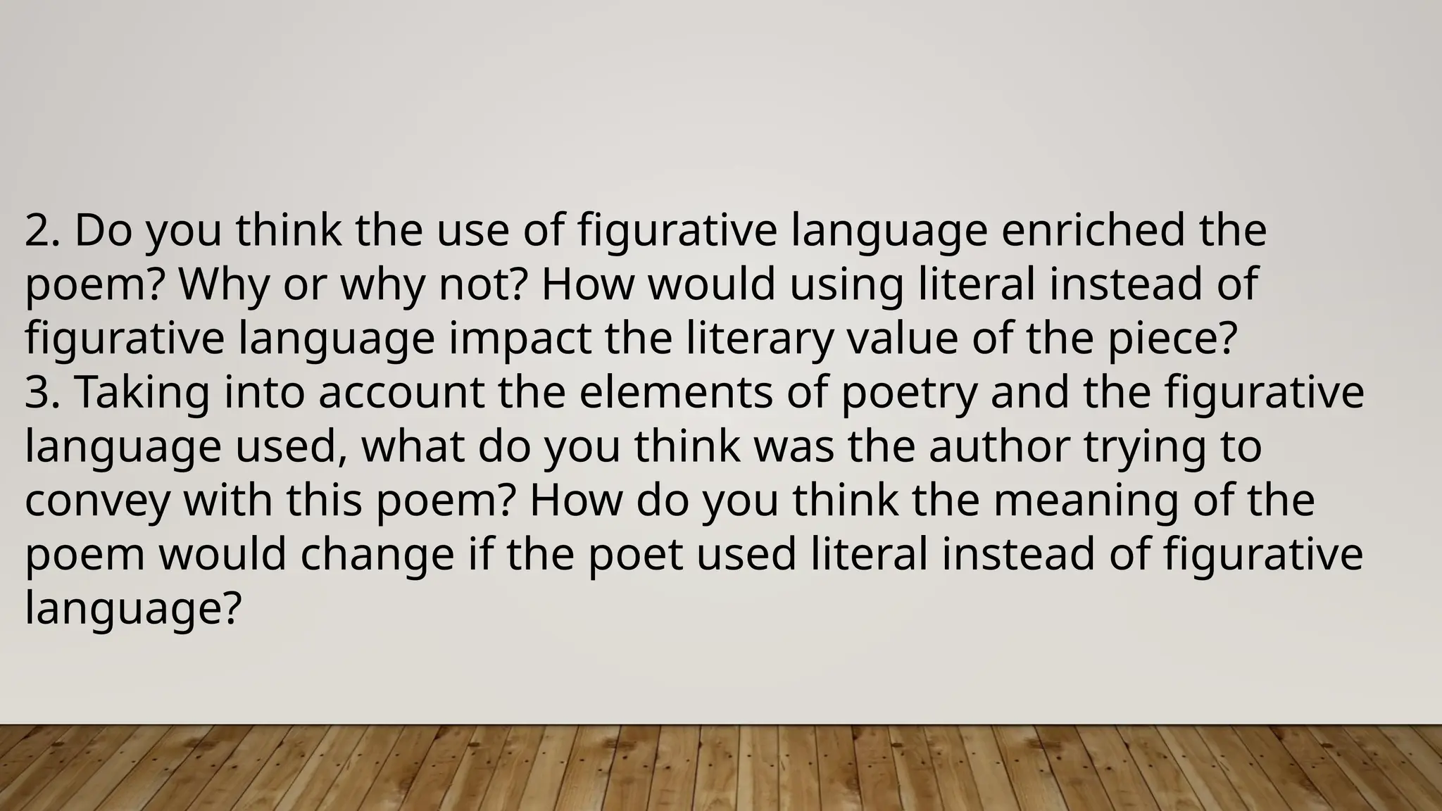 figurative language use in literary term | PPTX