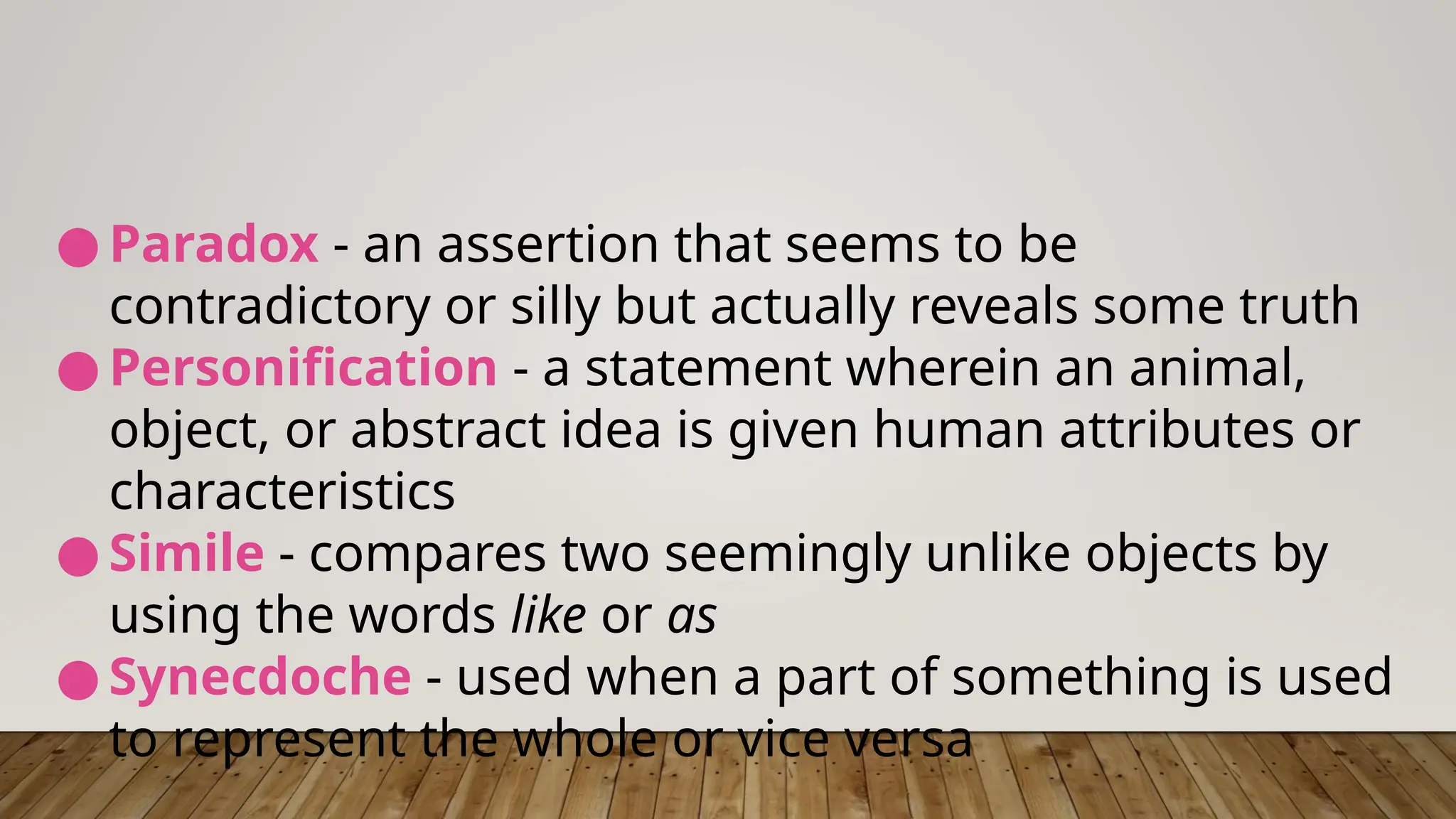 figurative language use in literary term | PPTX