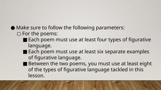 figurative language use in literary term | PPT