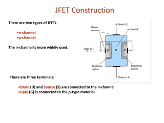 2. JFETs_MOSFETS BJT ANALOG ELECTRONICS Engineering | PDF